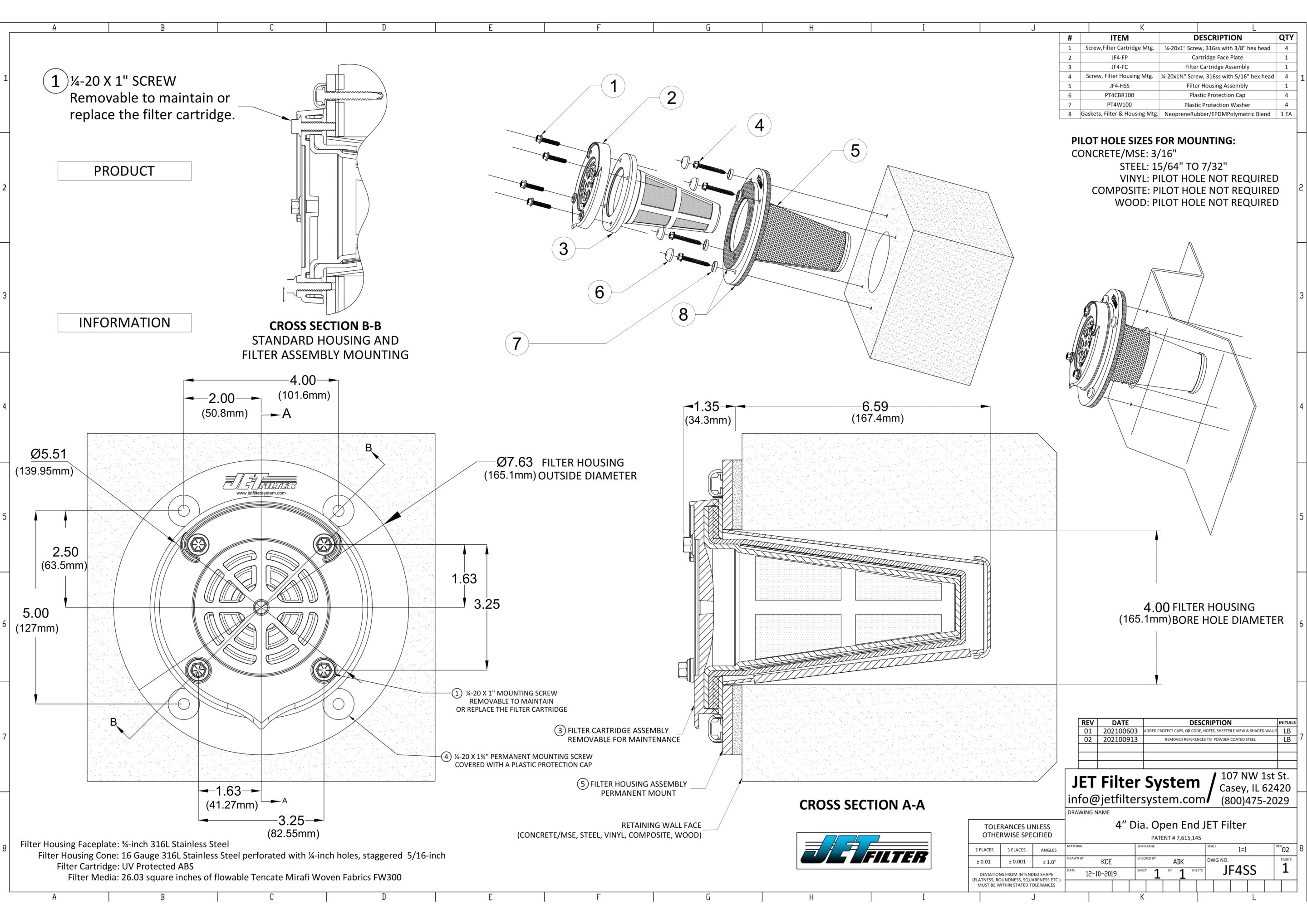 Engineering Hub | Technical Resources & CAD Files | JET Filter System